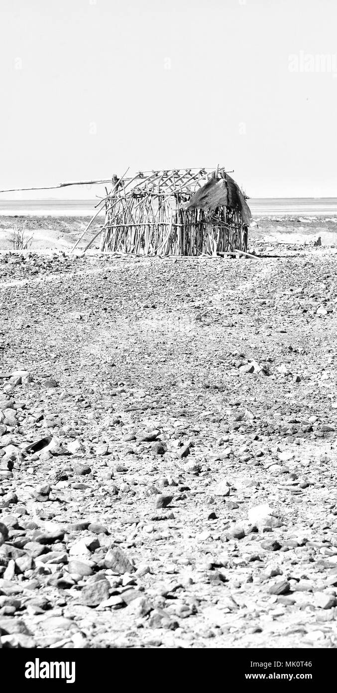 in ethiopia africa the poor house of people in the desert of stone ...
