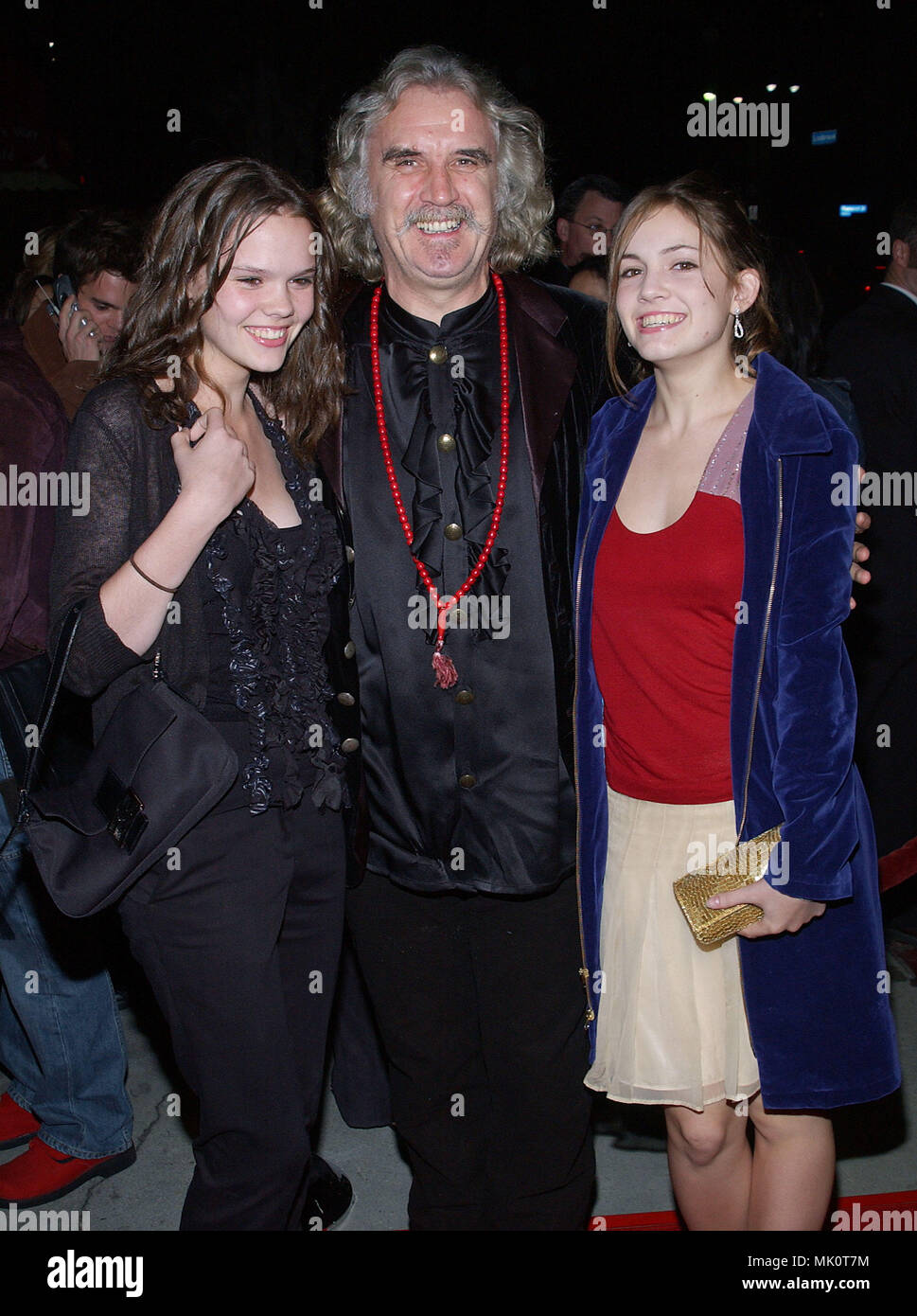 Billy Connolly with daughters Amy and Scarlett arriving at the ...