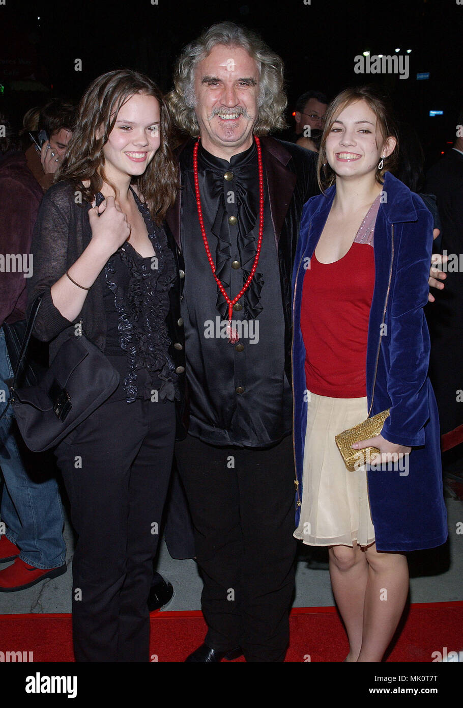 Billy Connolly with daughters Amy and Scarlett arriving at the ...