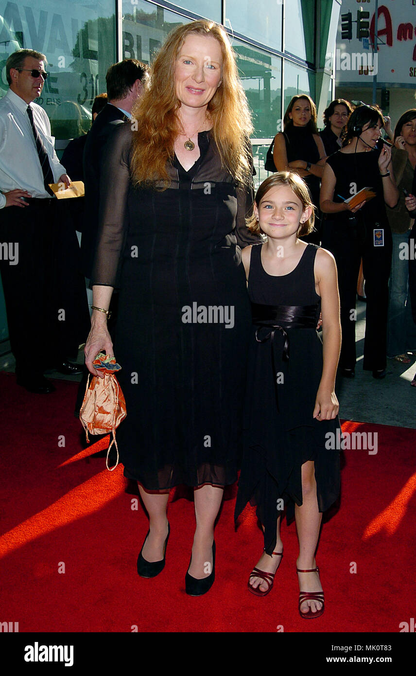 Frances Conroy and her niece arriving at the Catwoman Premiere at the ...