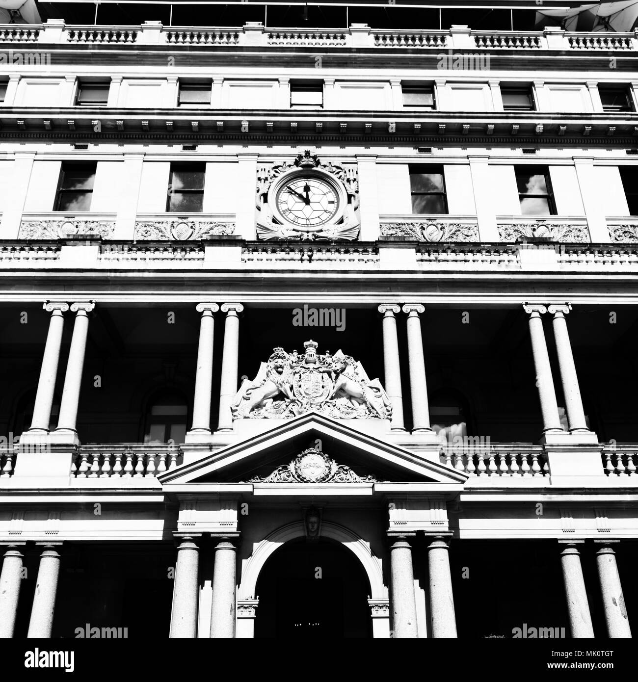 in australia sydney the antique clock tower Stock Photo - Alamy