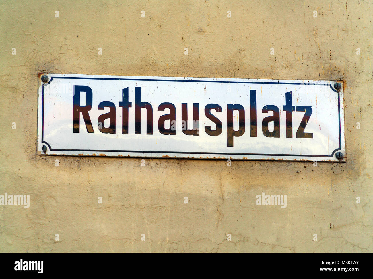 Typical street name signs in the old town, Bern, Switzerland Stock ...