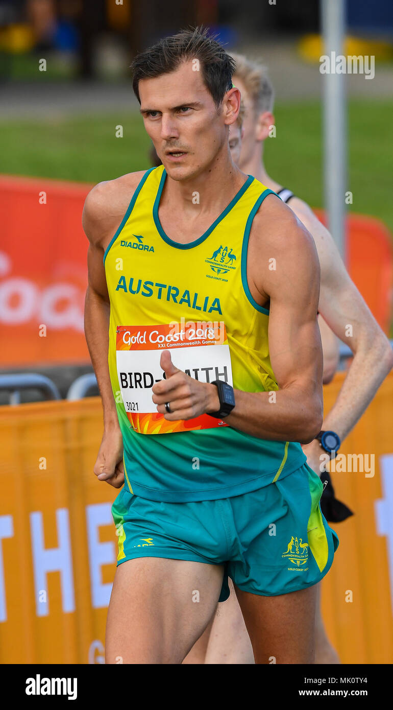 GOLD COAST, AUSTRALIA - APRIL 8: Dane Bird-Smith of Australia competing ...