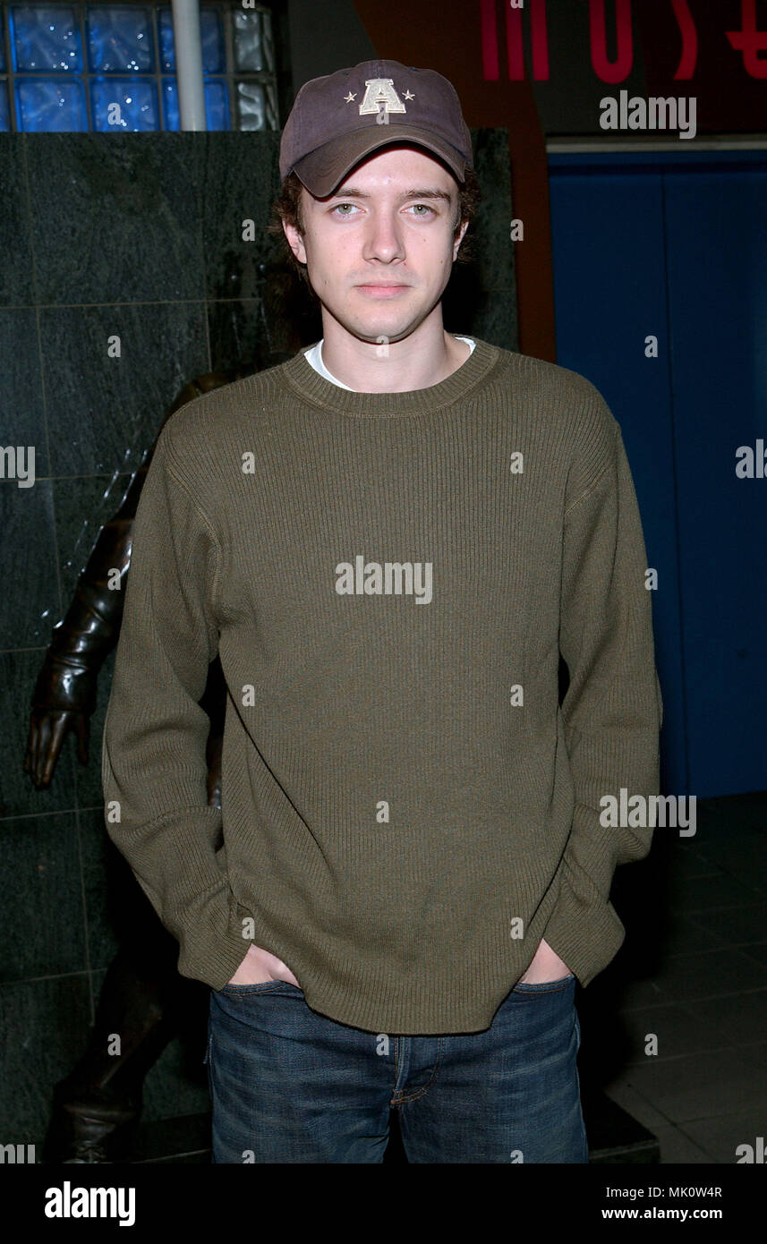 Topher Grace arriving at the premiere of Slackers at the Hollywood ...