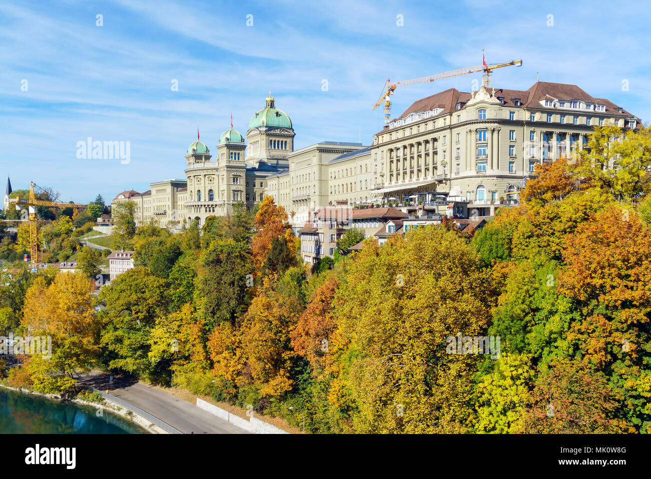 The Federal Palace (1902), Parliament Building housing the Swiss ...