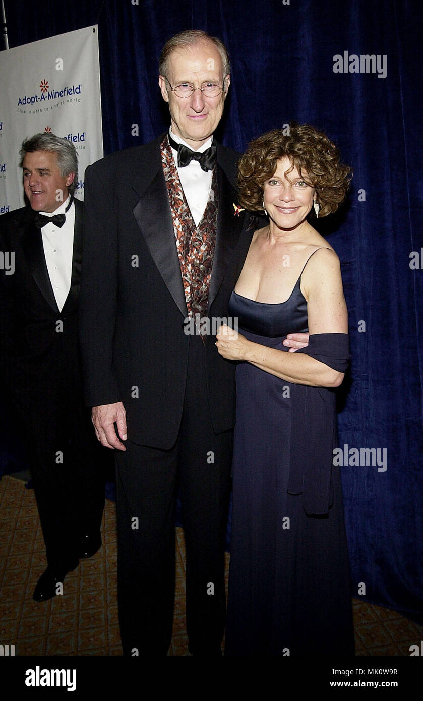 James Cromwell and wife arriving at the first Annual Adopt - A ...