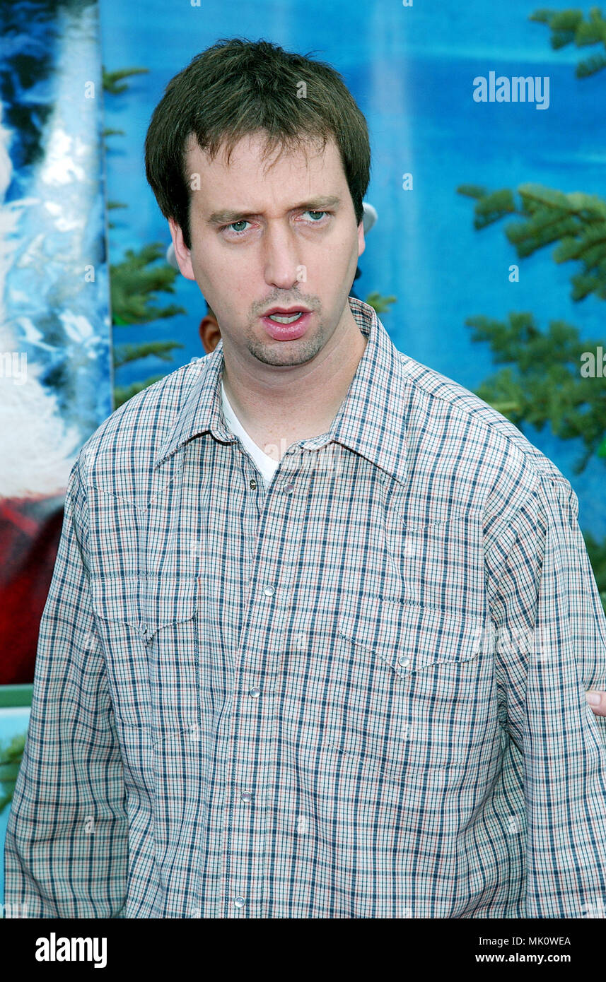 Tom Green arriving at the Santa Clause 2 premiere at the El Captain ...