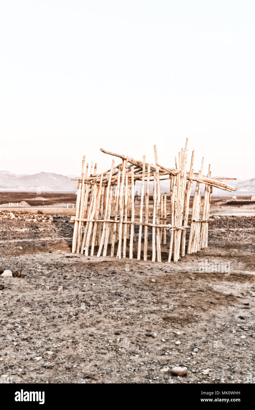 in ethiopia africa the poor house of people in the desert of stone ...
