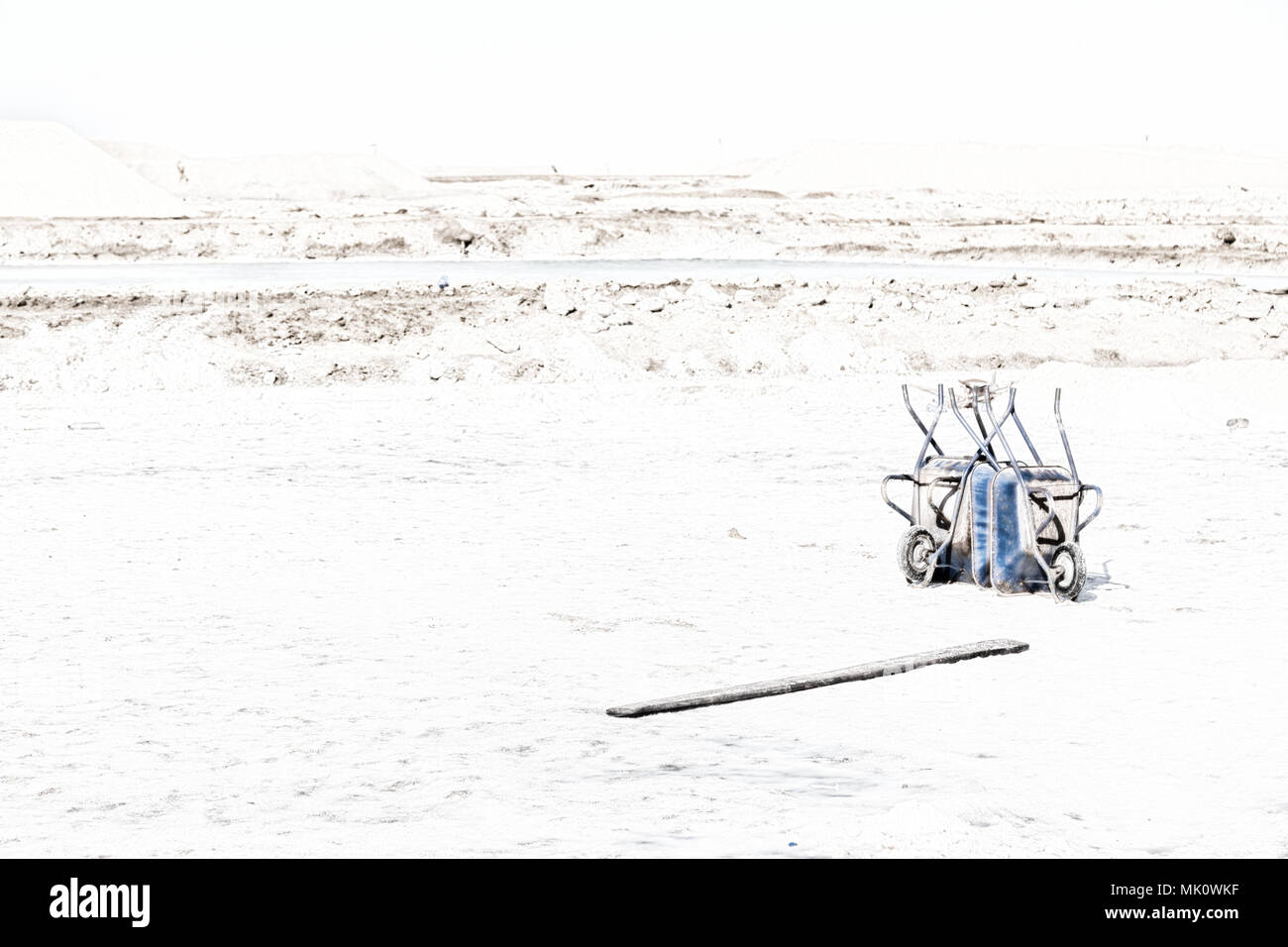 in danakil ethiopia africa in the land of afar the salt flat in the ...