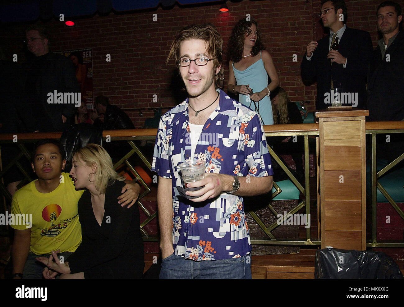 Richard Gunn at the benefit party for Animal Avengers. Charity ...