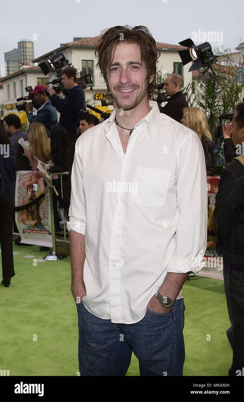Richard Gunn - -Dark Angel - arriving at the premiere of " Freddy Got ...
