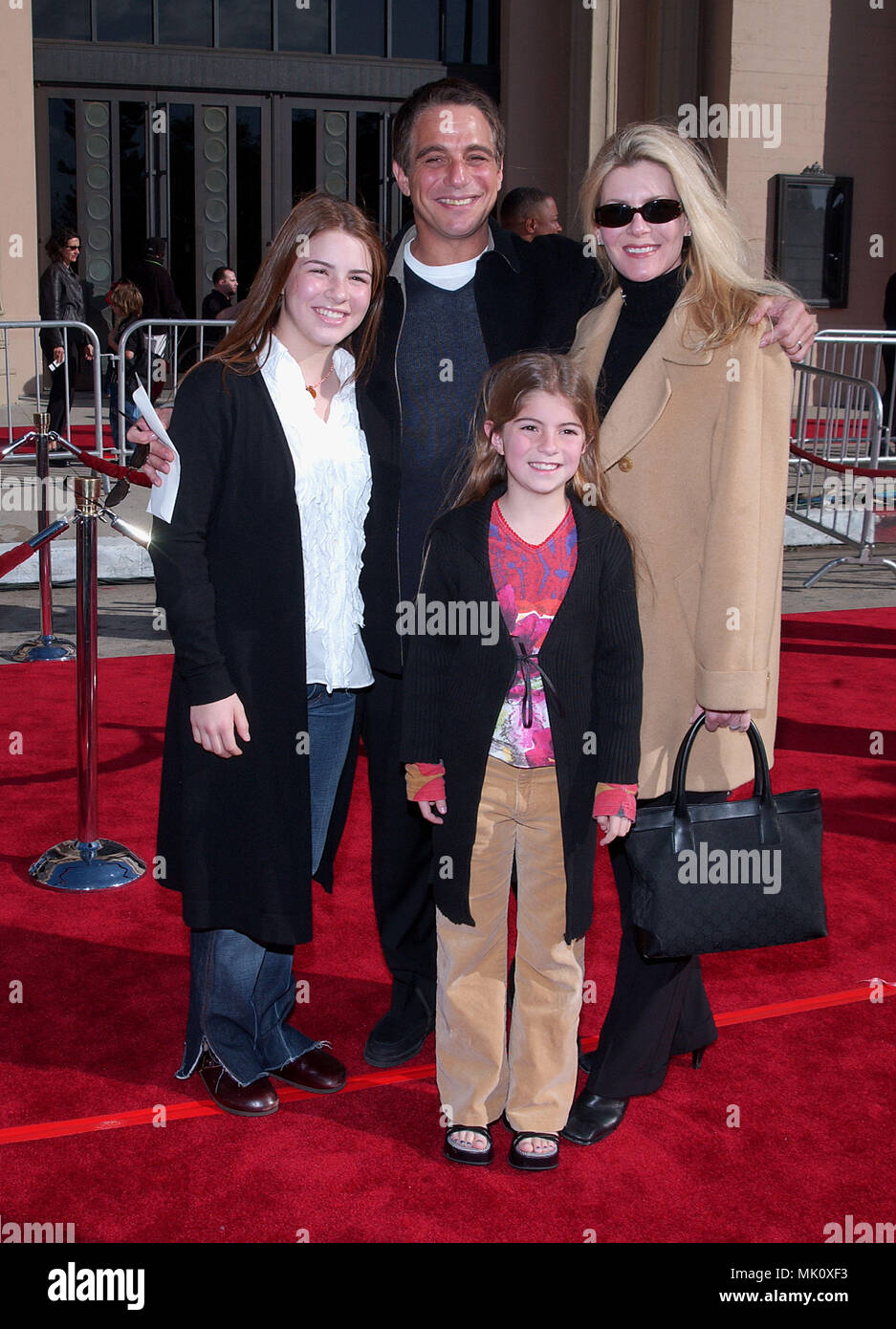 Tony Danza, wife Tracey and their kids posing at the 20th anniversary ...