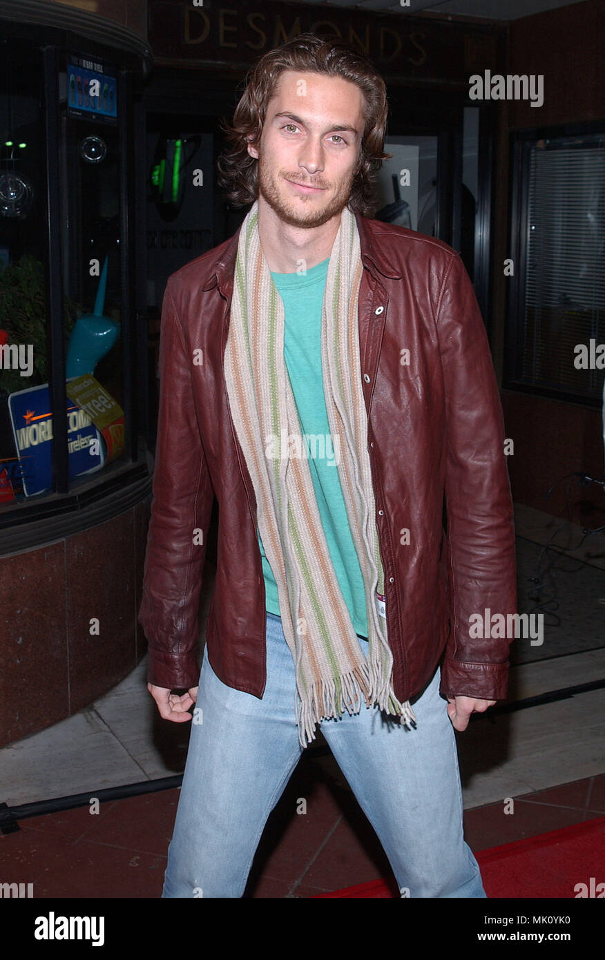 Oliver Hudson arriving at the Michel comte auction to benefit " People ...