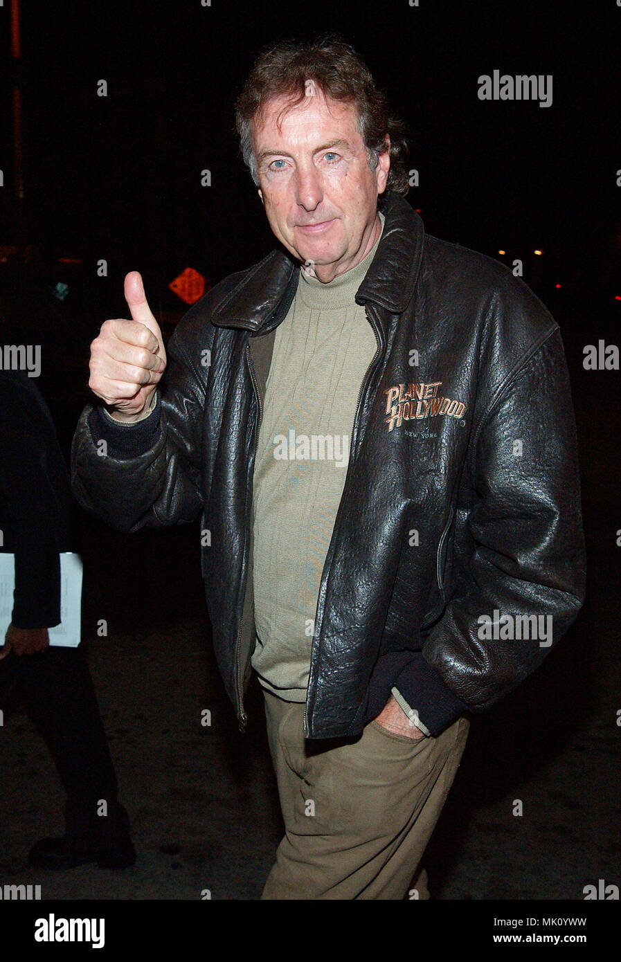 Eric Idle arriving at the Bill Wyman 60th birthday party and book ...