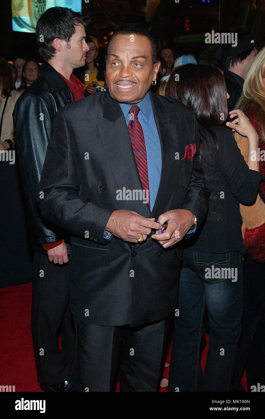 Michael Jackson's dad arriving at The Billboard Bash Party at the MGM ...