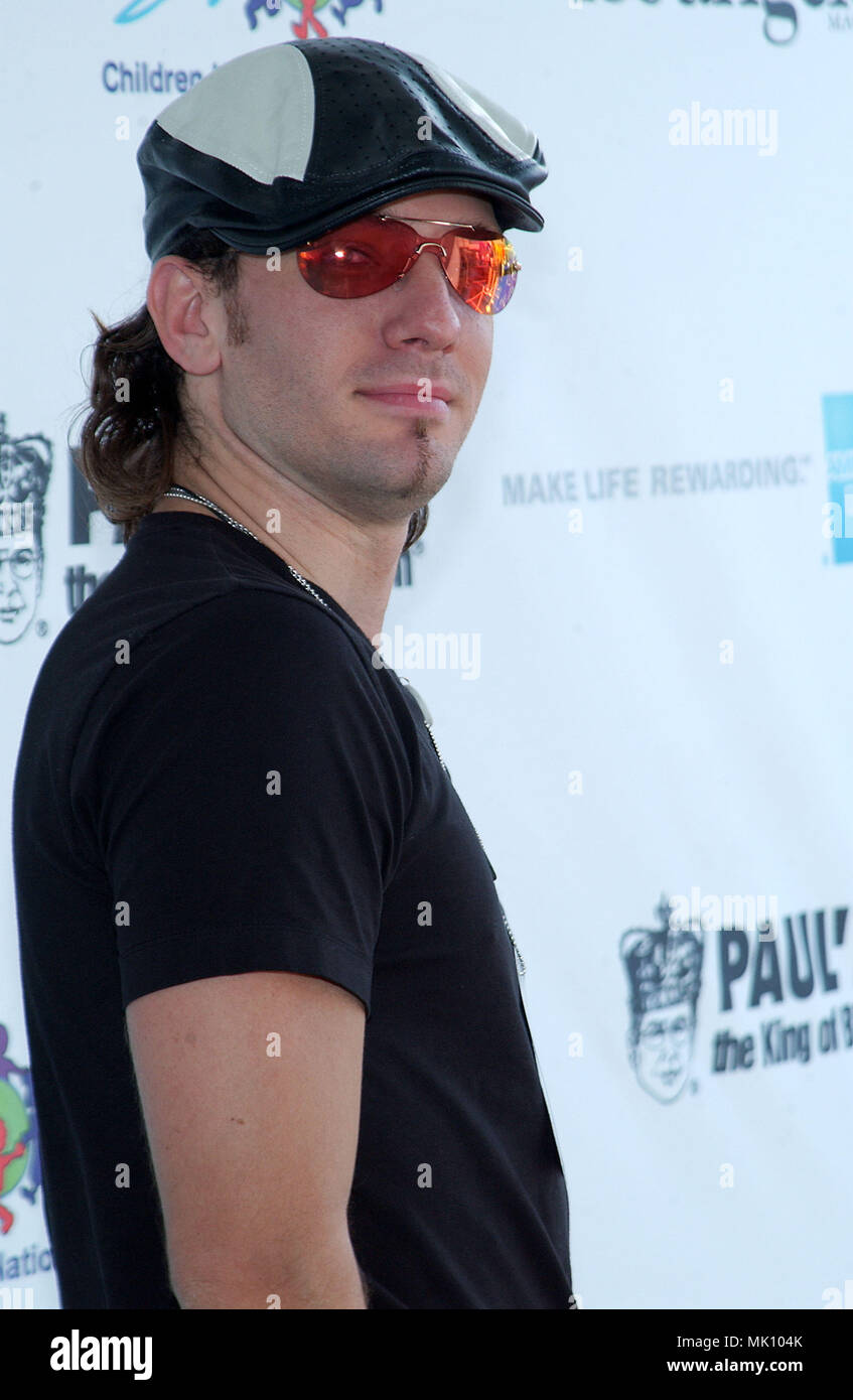 JC (N'Sync)arriving at the 2002 International Day of the Child At-Risk ...