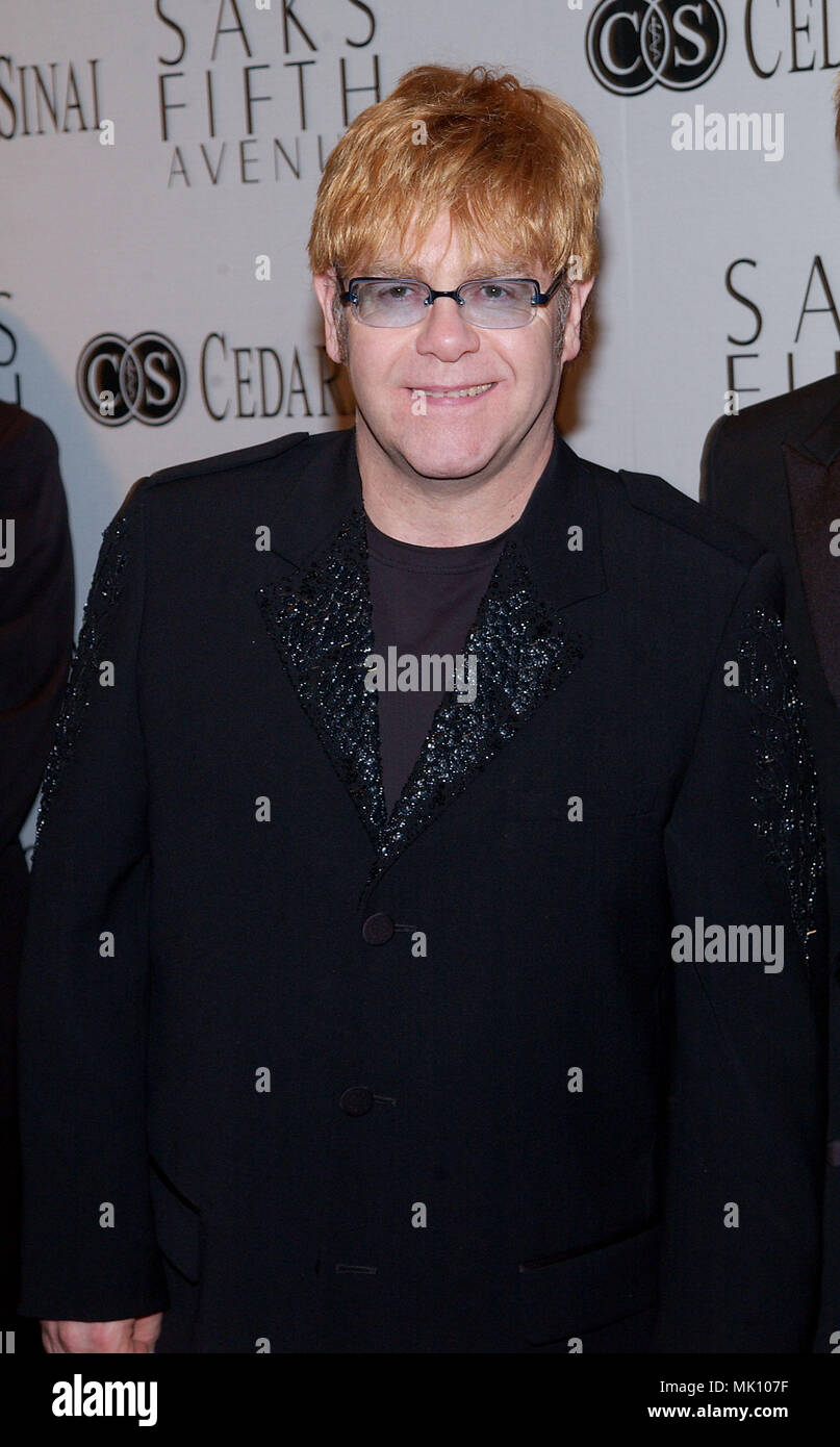 Elton Jones arriving at the benefit for the Cedars Sinai research for ...