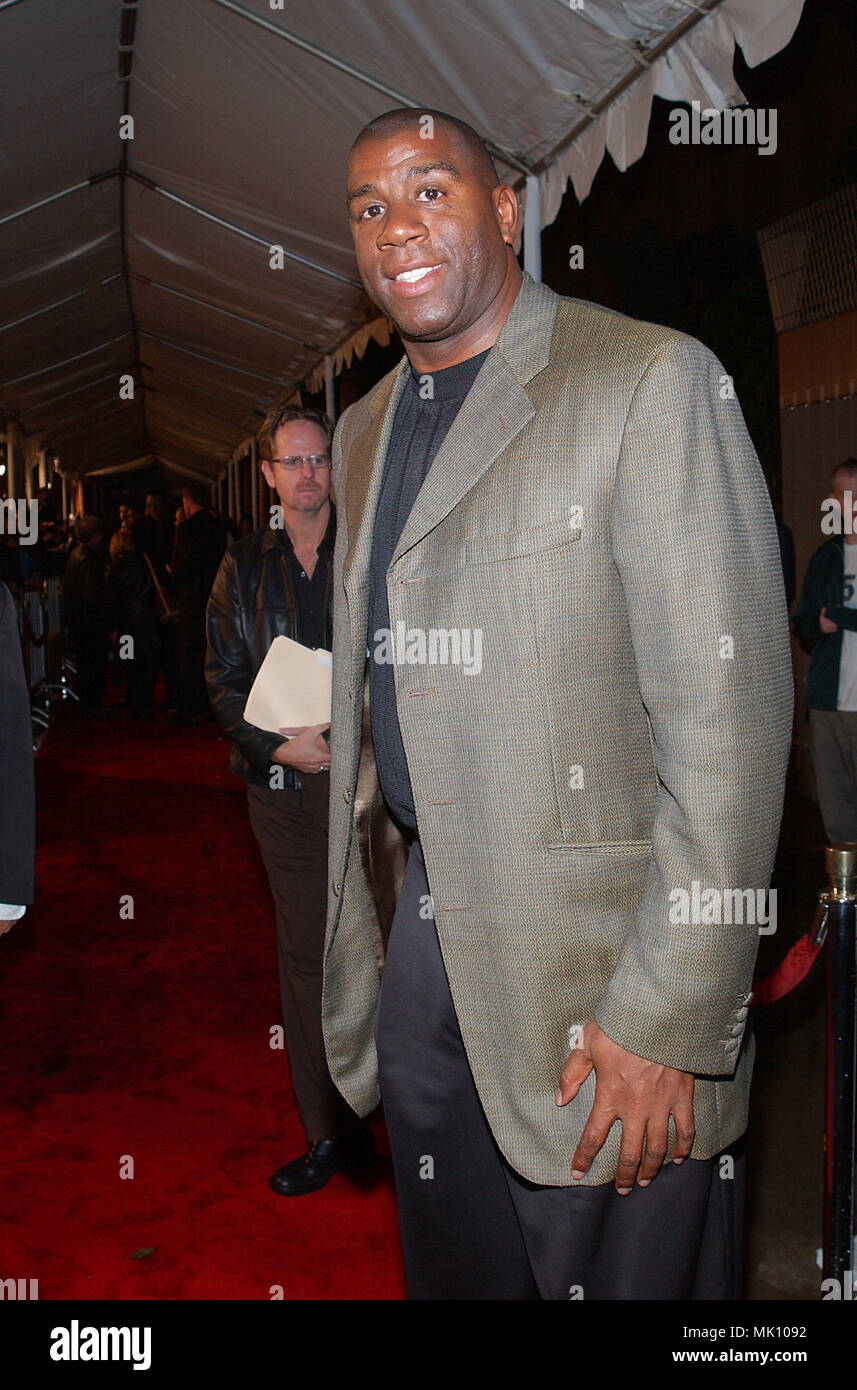 Magic Johnson arriving at the premiere of The Wash at the egyptian ...