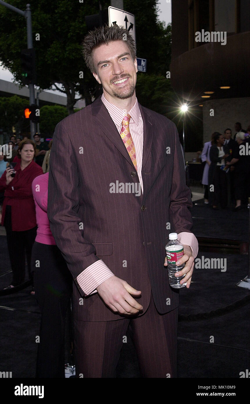 Pat Kilbane arriving at the premiere of " EVOLUTION " at the Mann ...