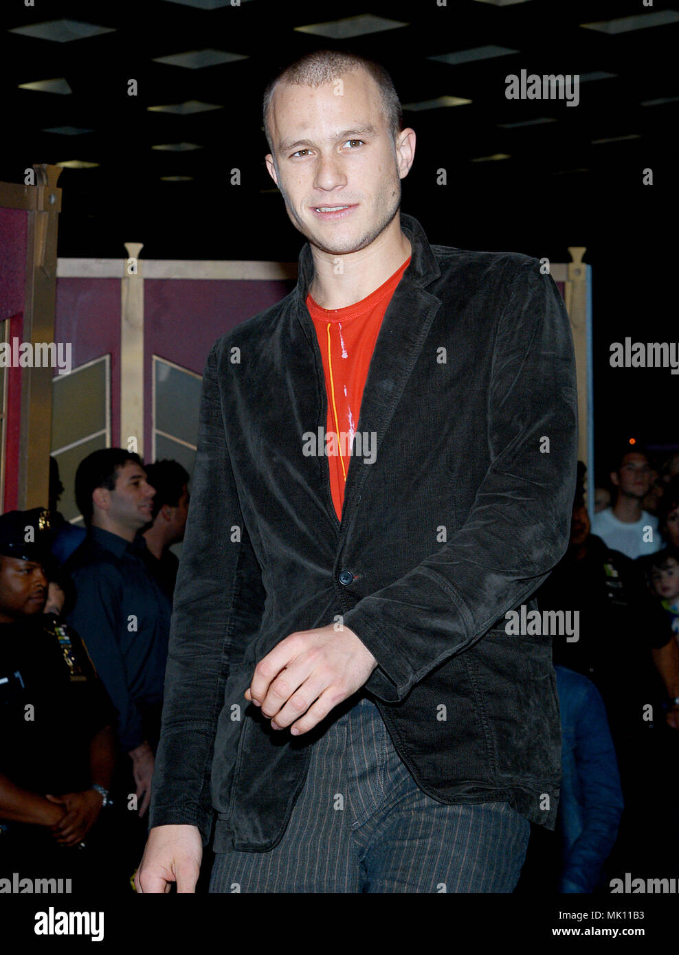 Heat Ledger arriving at the 2002 MTV Video Music Awards at the Radio ...