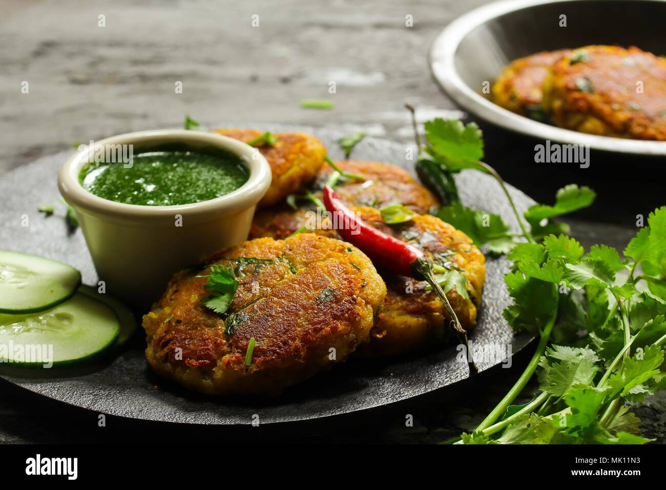 Aloo tikki hi-res stock photography and images - Alamy