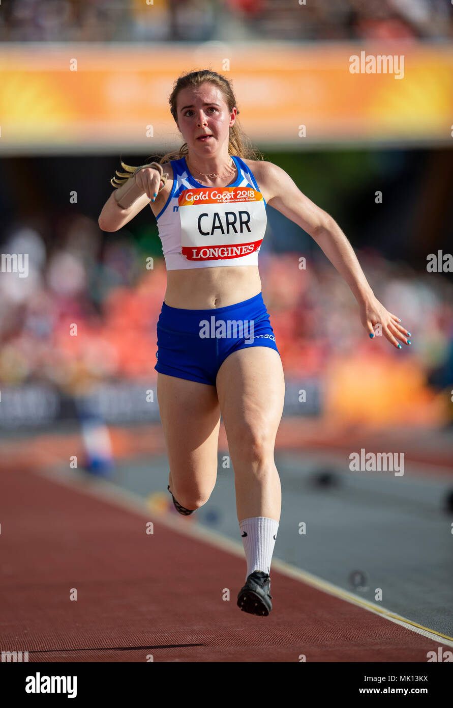 GOLD COAST, AUSTRALIA - APRIL 8: Amy Carr of Scotland competing in the ...