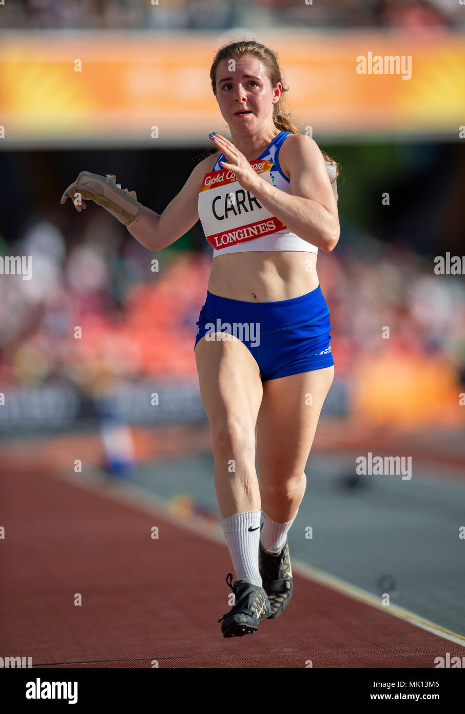 GOLD COAST, AUSTRALIA - APRIL 8: Amy Carr of Scotland competing in the ...
