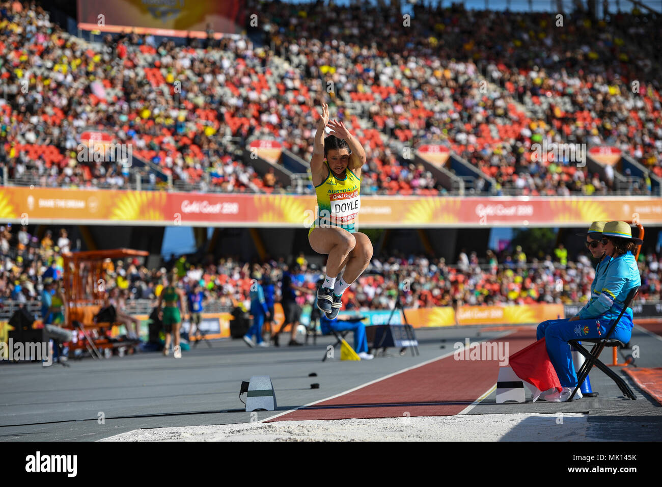 GOLD COAST, AUSTRALIA - APRIL 8: Taylor Doyle of Australia competing in ...