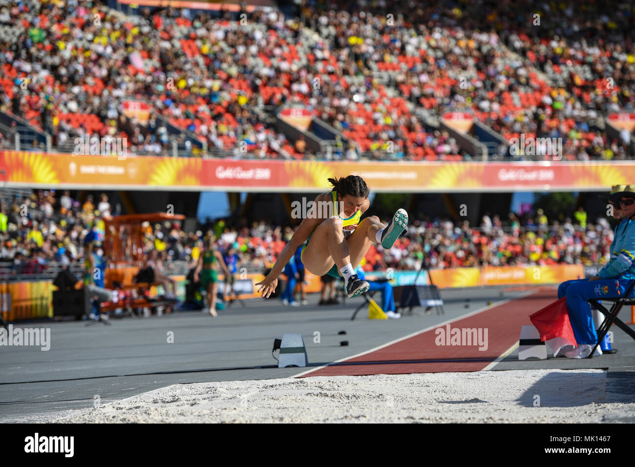 GOLD COAST, AUSTRALIA - APRIL 8: Taylor Doyle of Australia competing in ...