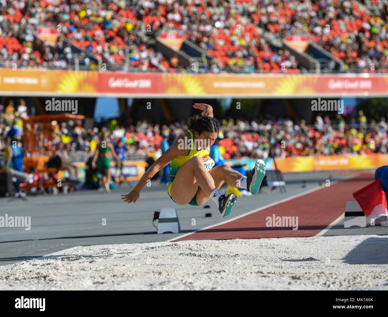 GOLD COAST, AUSTRALIA - APRIL 8: Taylor Doyle of Australia competing in ...