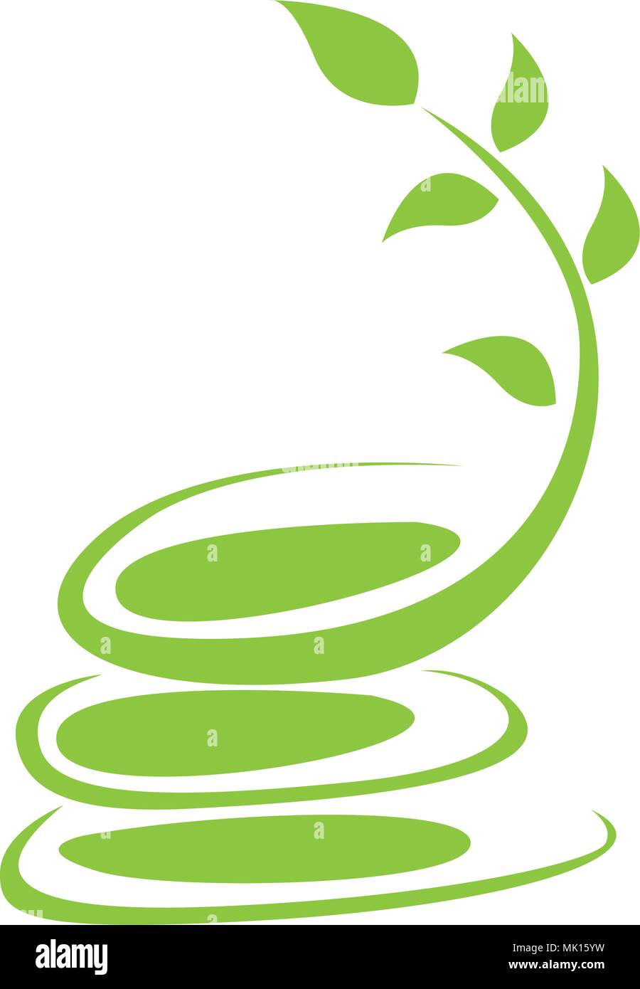 Peace harmony stacked zen Stock Vector Images - Alamy