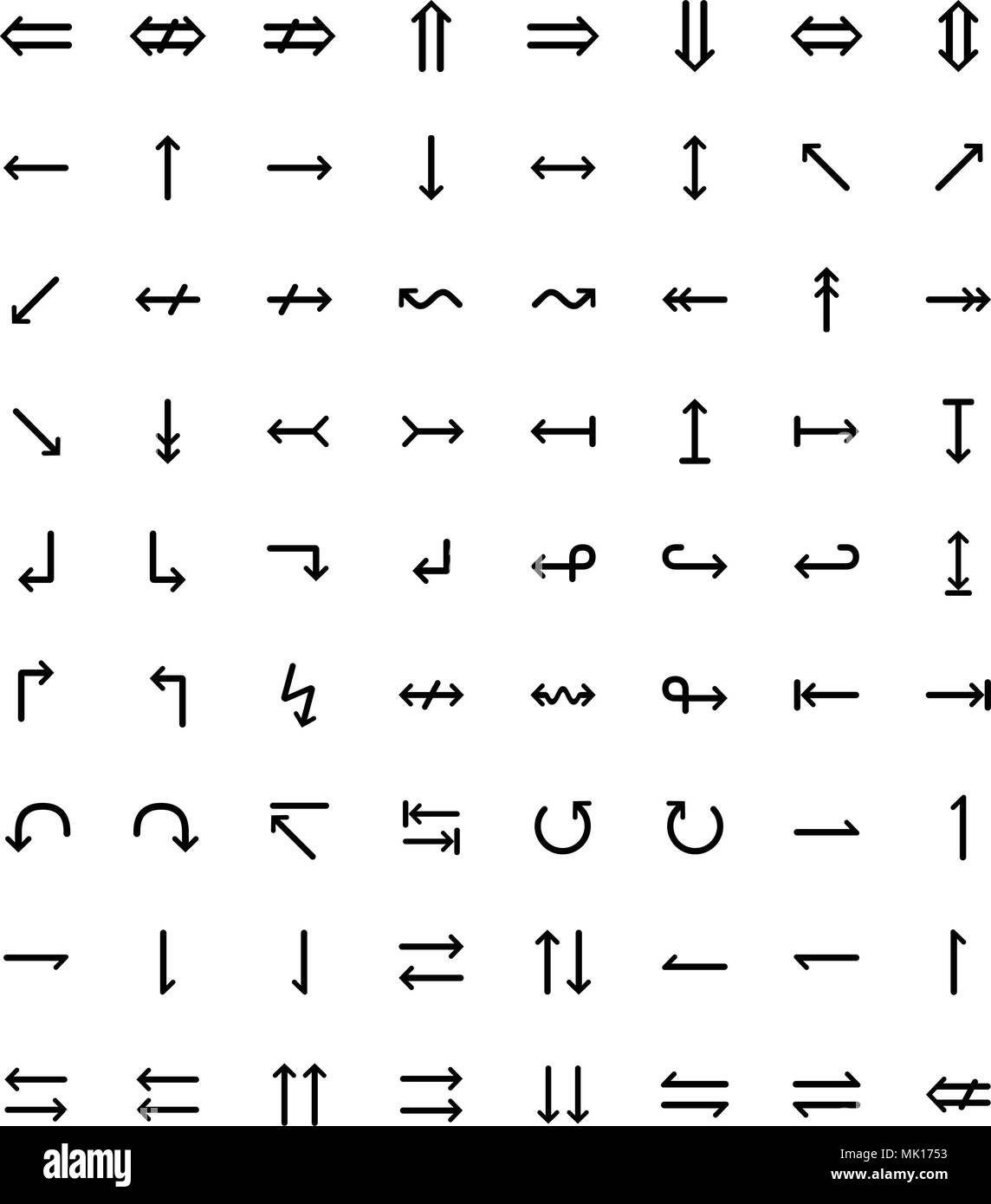 Drag right icon on Stock Vector Images - Alamy