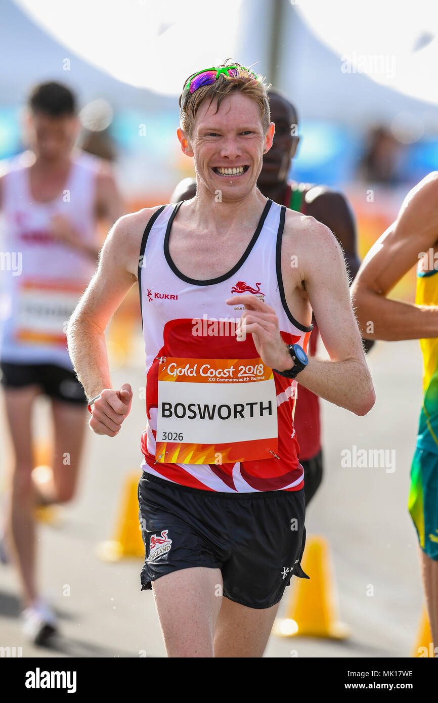 GOLD COAST, AUSTRALIA - APRIL 8: Tom Bosworth of England competing in ...