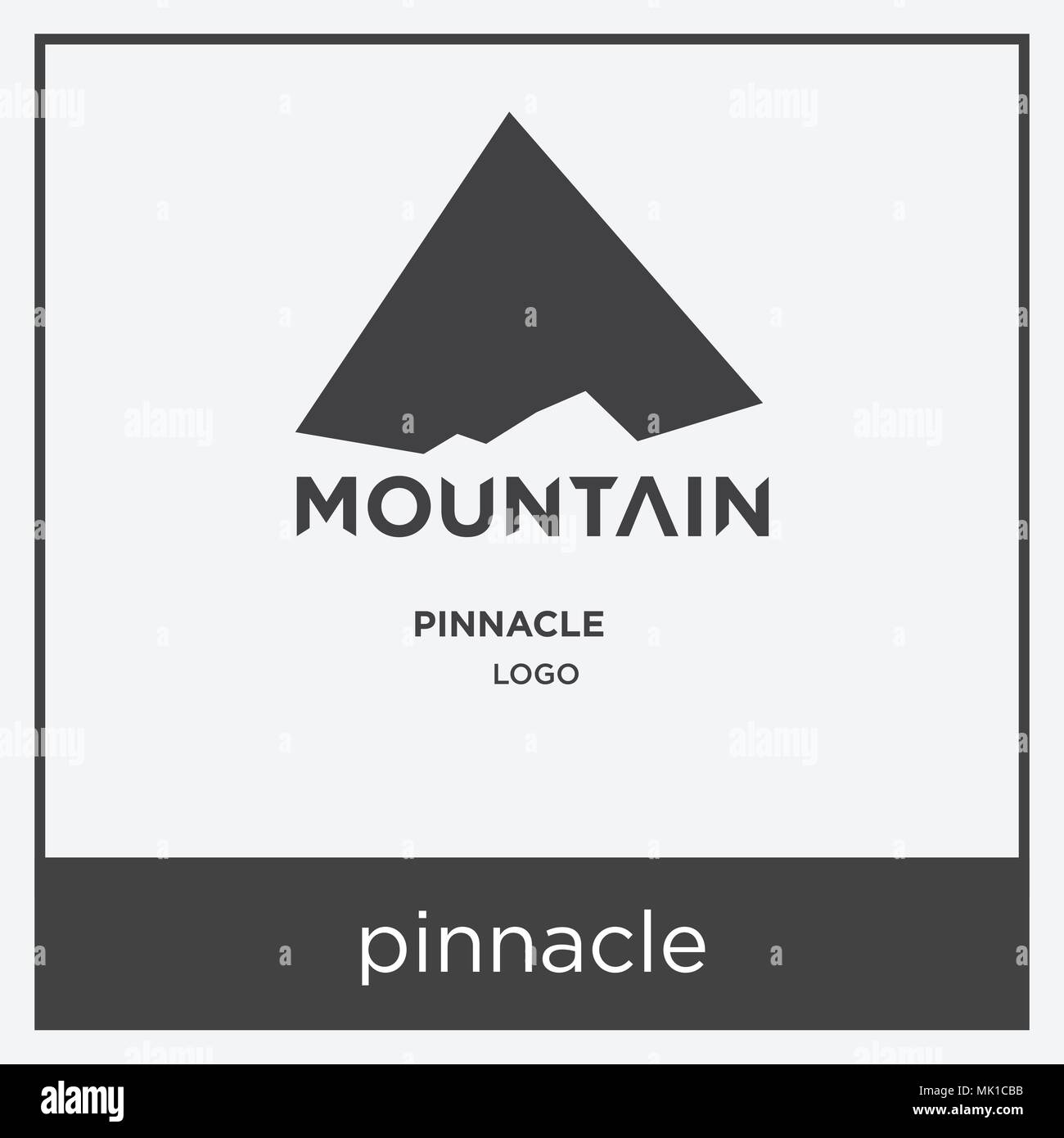 The rock pinnacle Stock Vector Images - Alamy