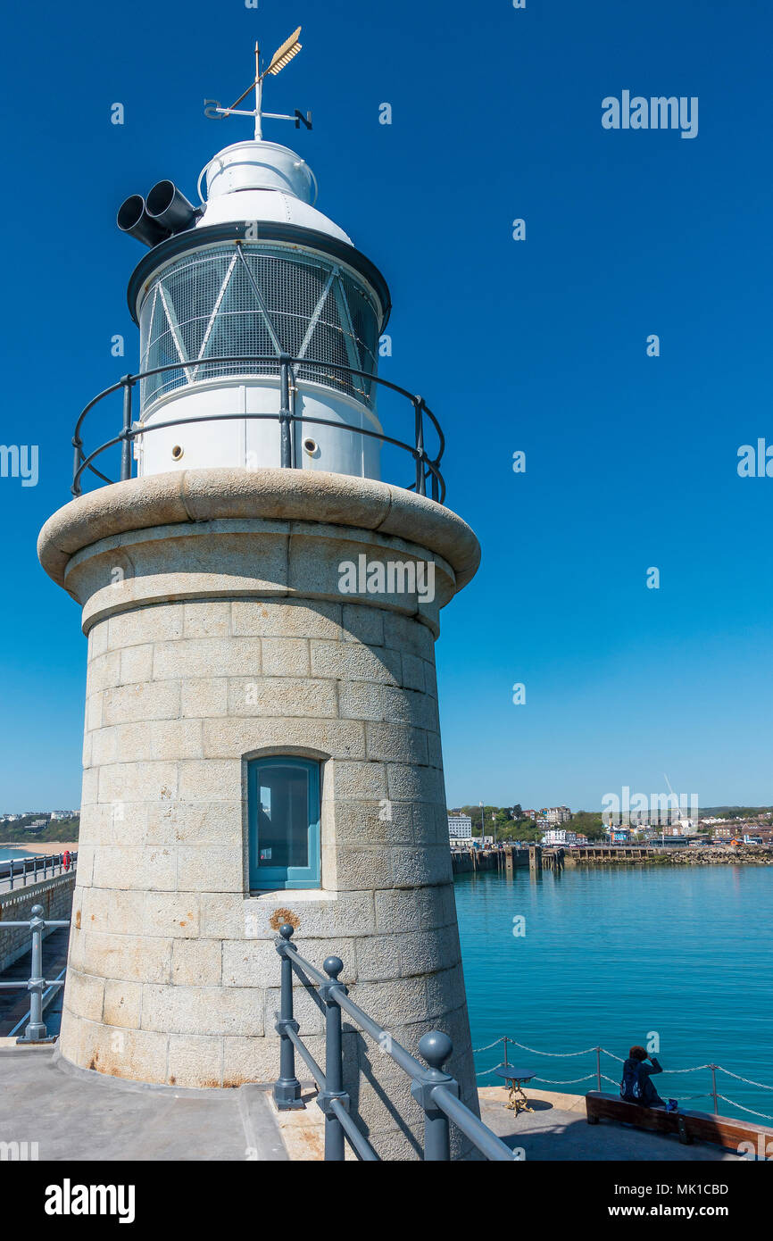 The Lighthouse,Folkestone Harbour Arm,Folkestone,Kent,England,UK Stock ...