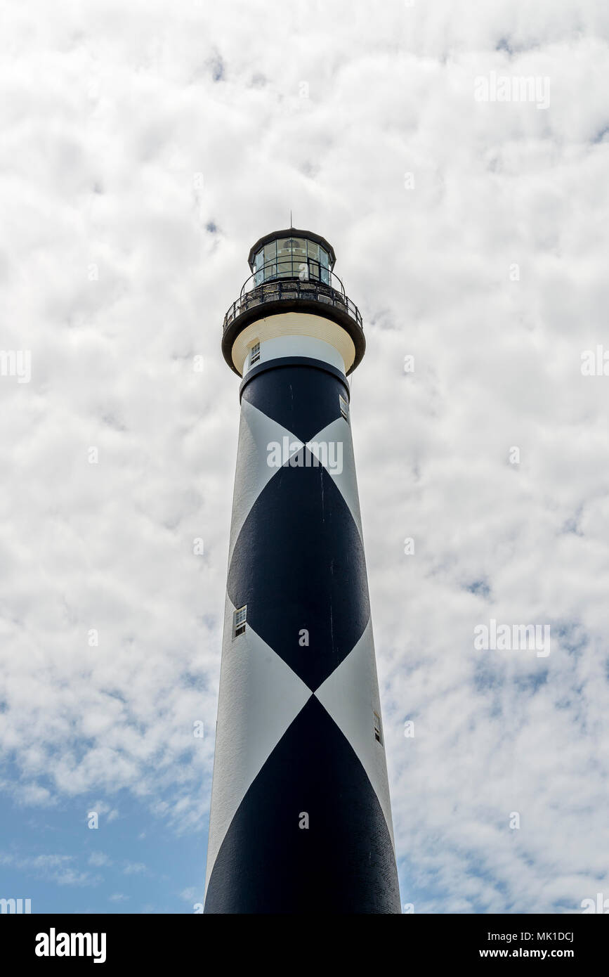 lighthouse beach scene on ocean shore beautiful landscape scene Stock ...