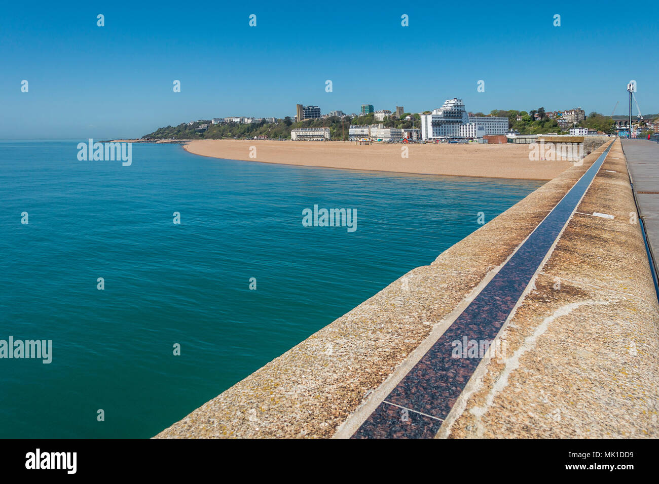 Folkestone Seafront,Grand Burstin Hotel,View,from,Folkestone Harbour ...