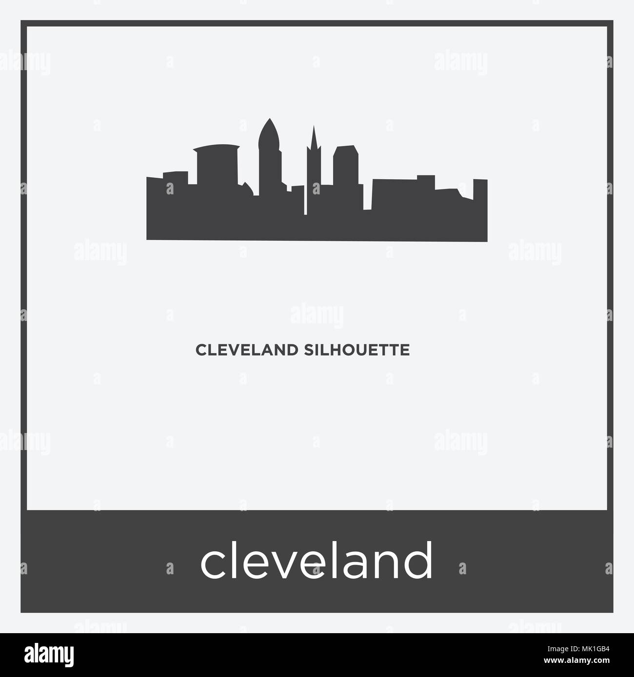 Downtown cleveland icon Stock Vector Images - Alamy