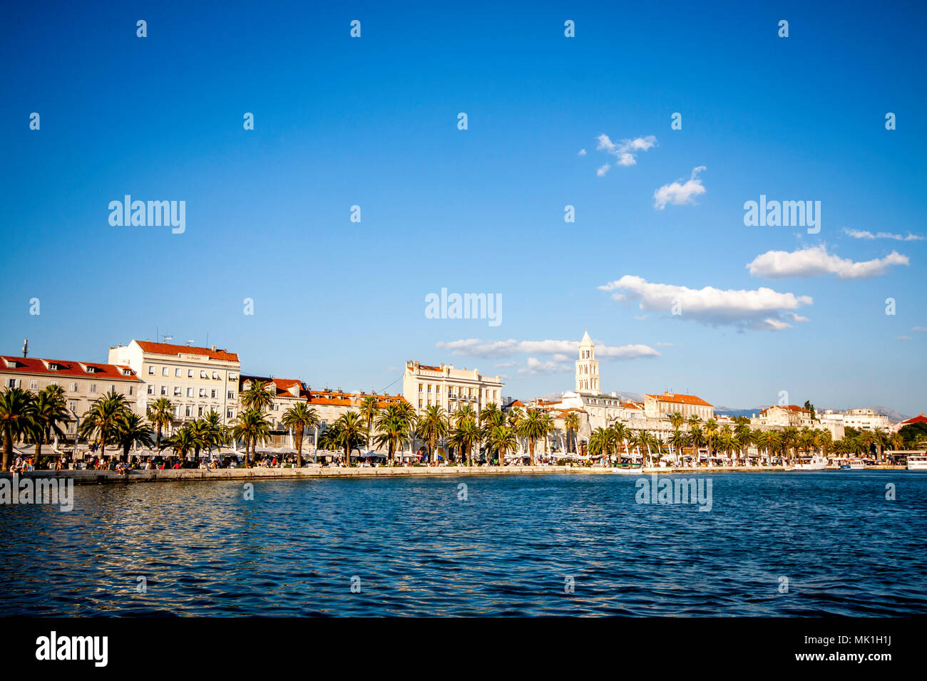 view of the Split coast at Croatia Stock Photo - Alamy
