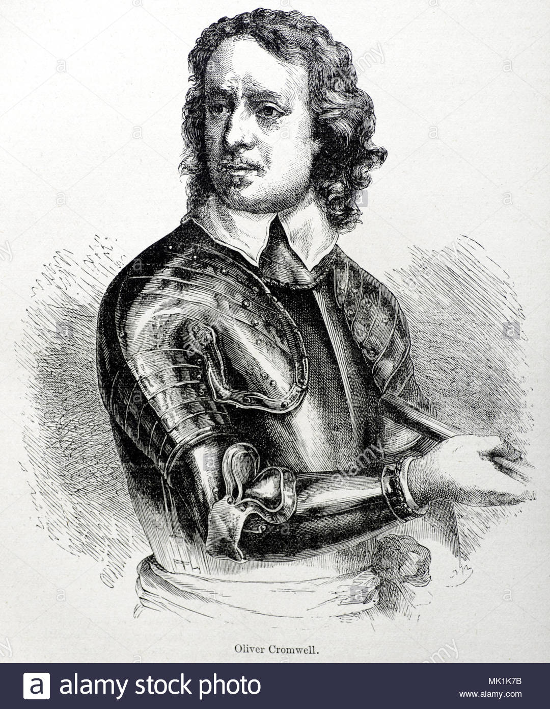 Oliver cromwell portrait hi-res stock photography and images - Alamy