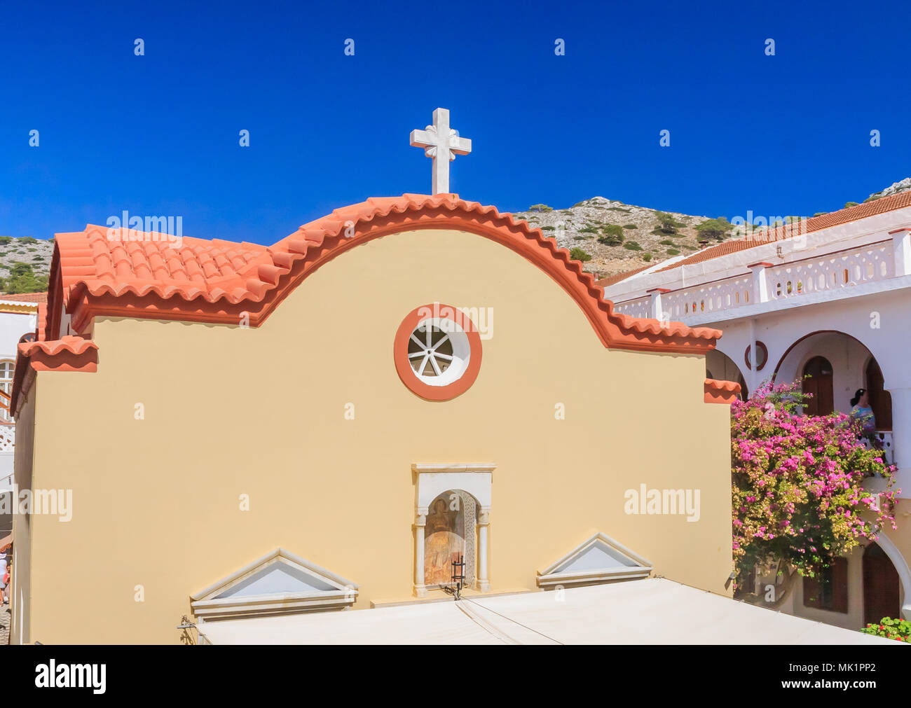 Monastery Panormitis. Symi Island. Greece Stock Photo - Alamy