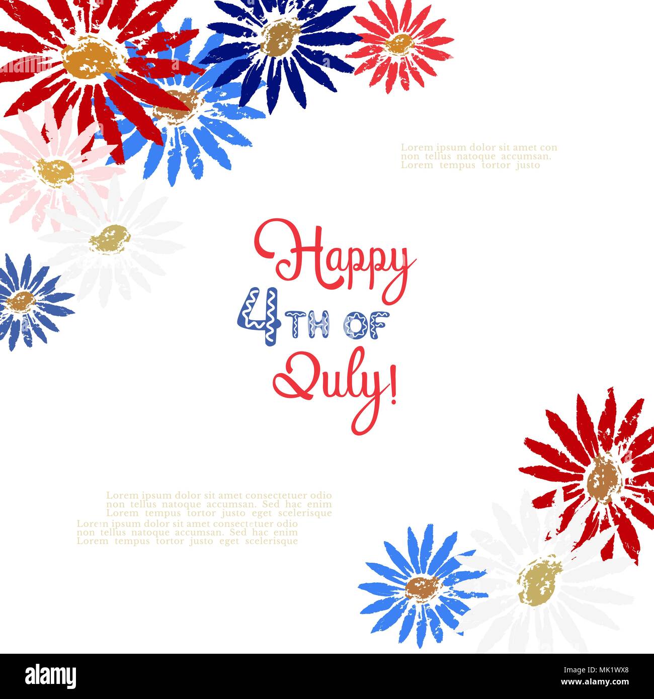 American holiday poster Stock Vector Image & Art - Alamy