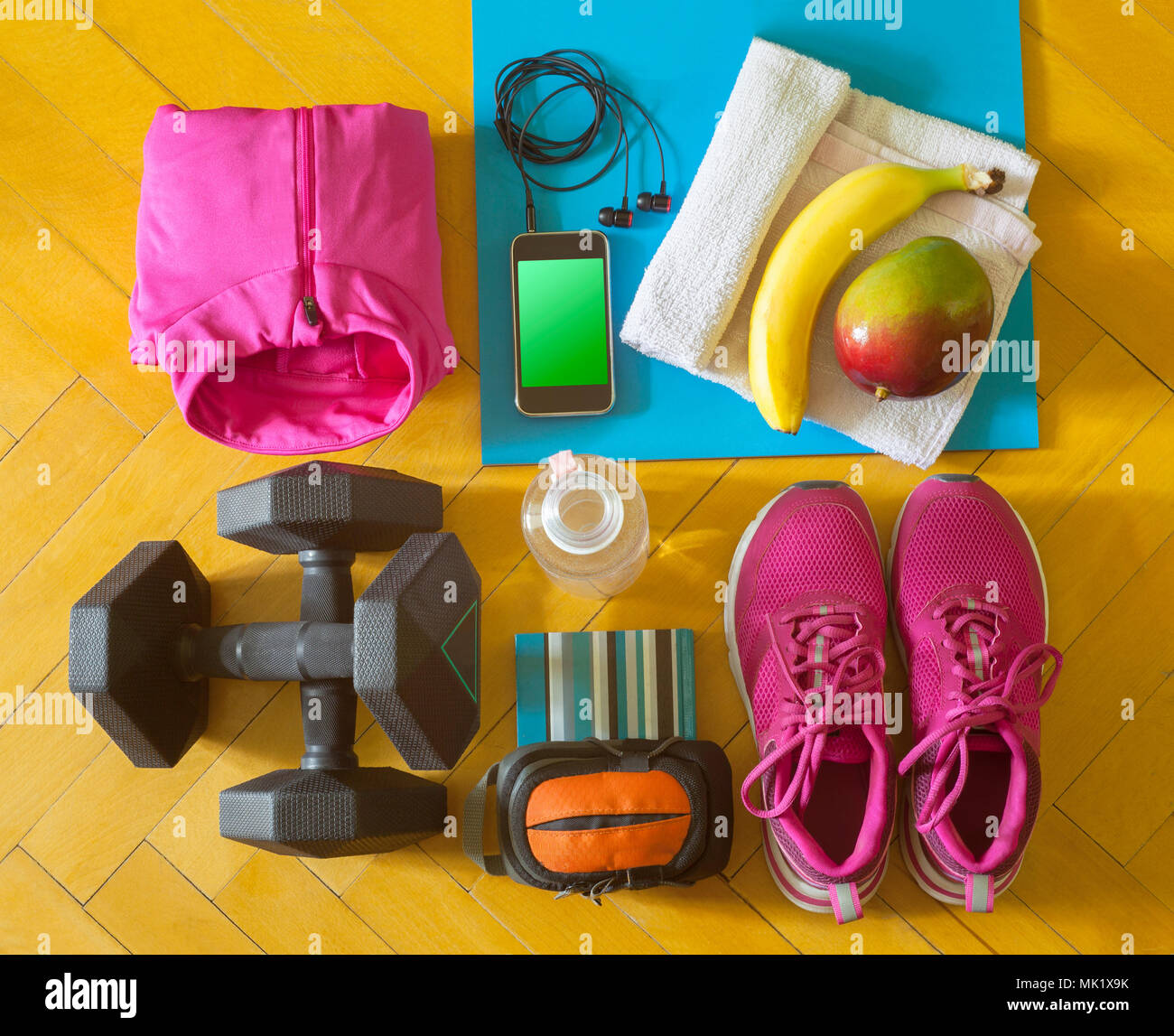 Exercise items hi-res stock photography and images - Alamy