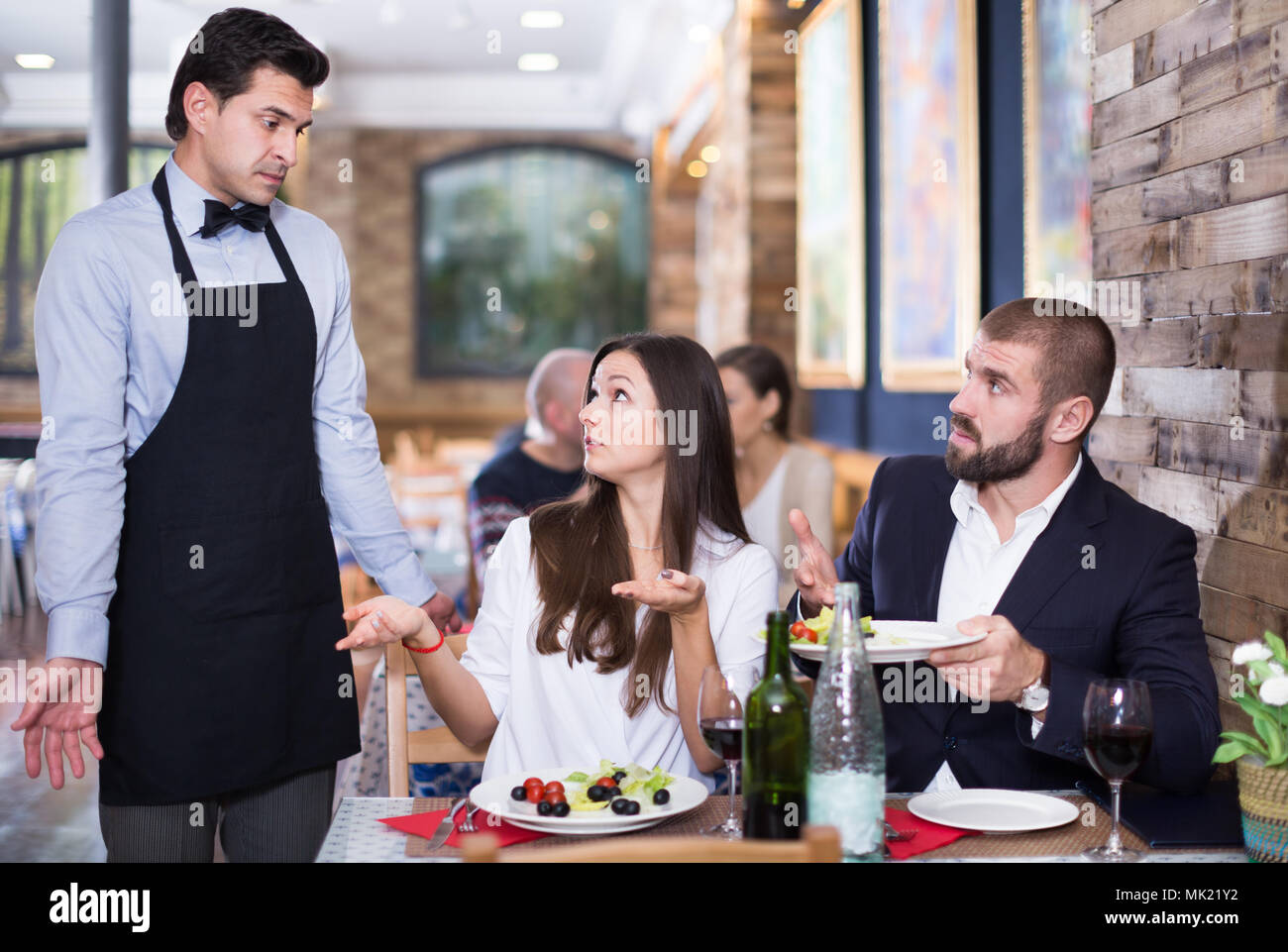 Angry waiter order hi-res stock photography and images - Alamy