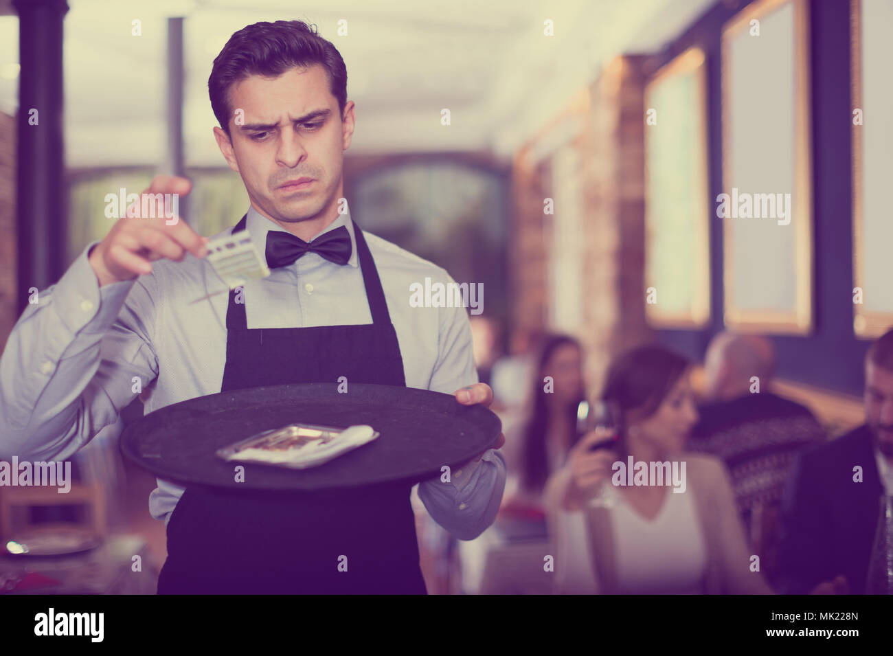 Frustrated customers at restaurant hi-res stock photography and images ...