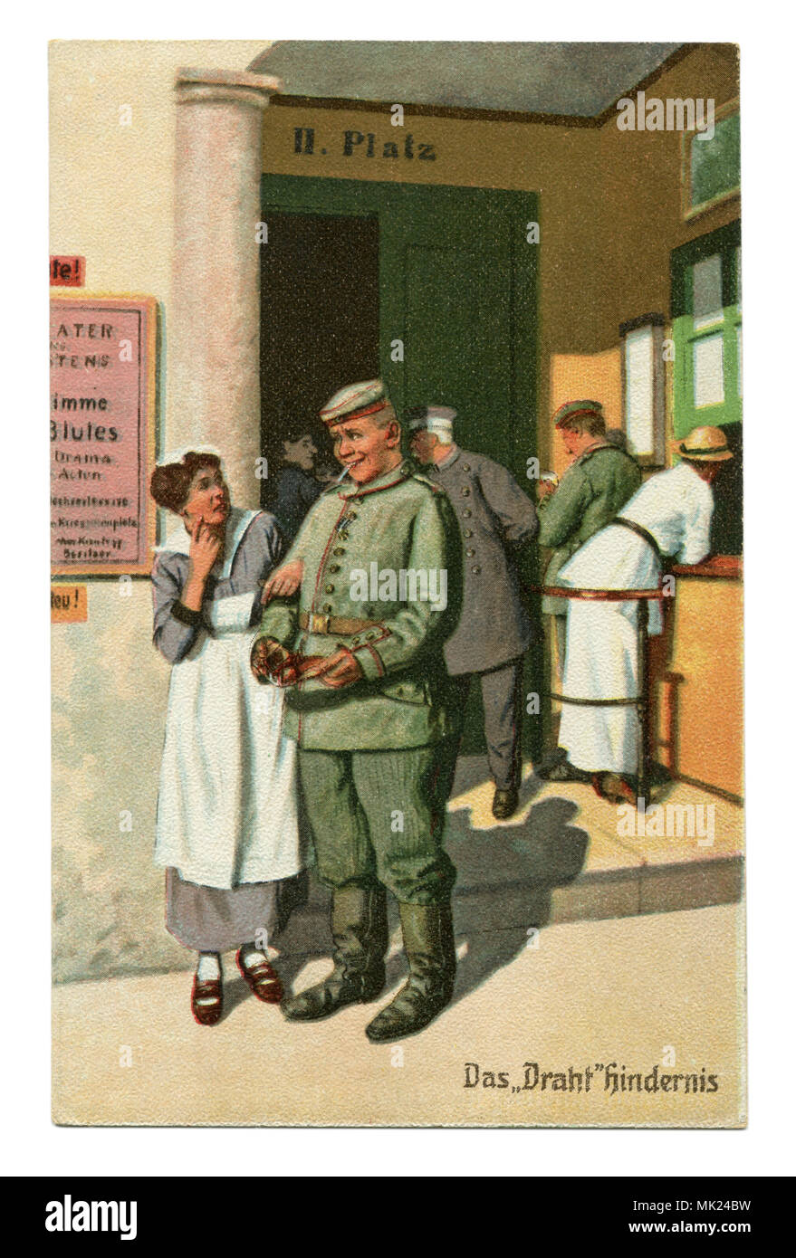 Ww1 german propaganda woman hi-res stock photography and images - Alamy