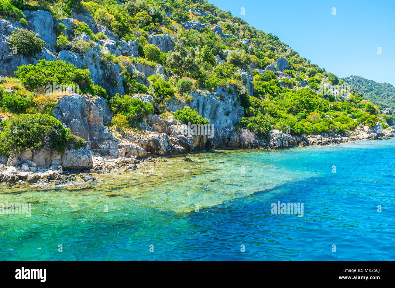 Kekova island turkey sunken city hi-res stock photography and images ...