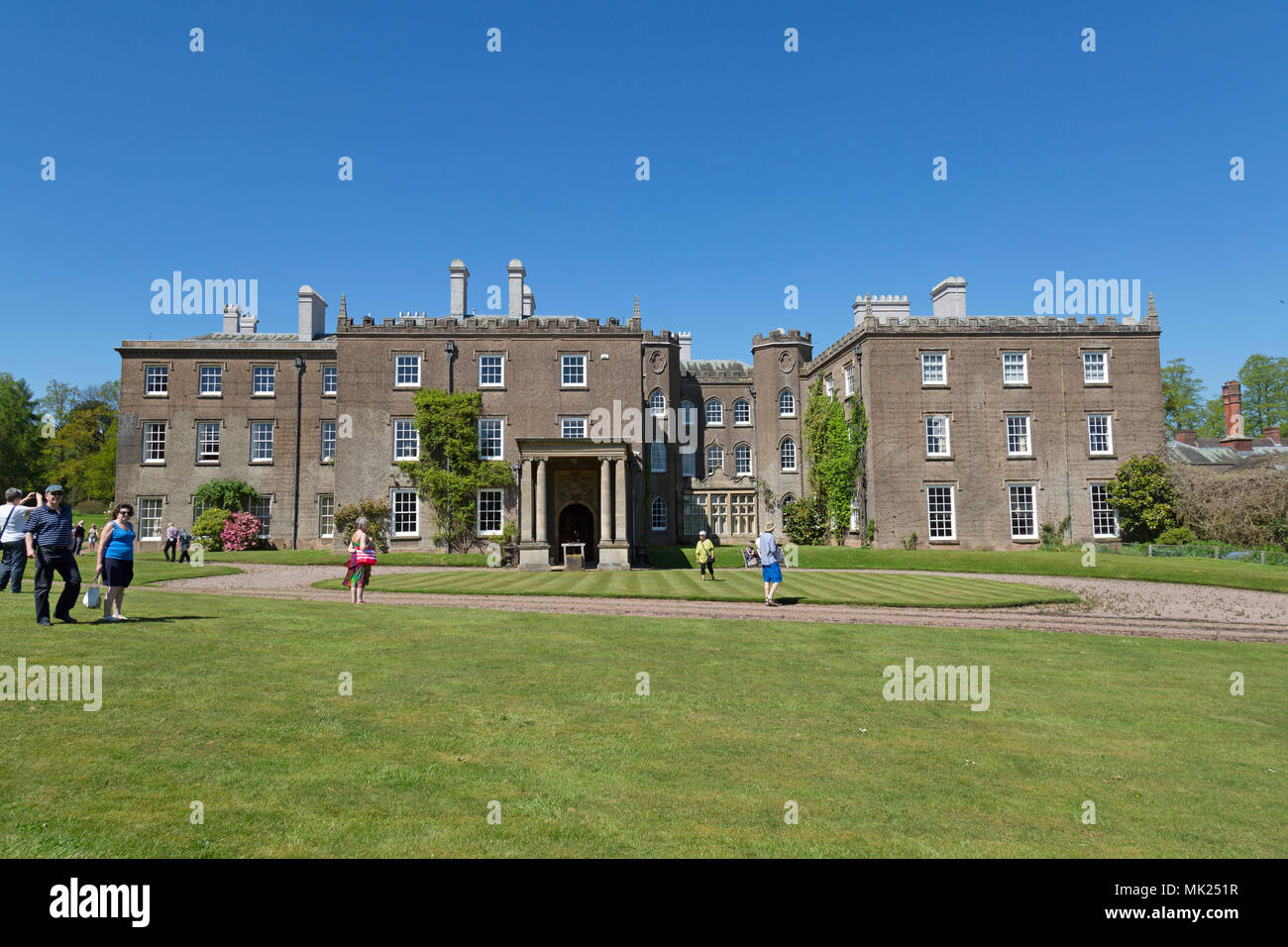 Enville Hall in Staffordshire, England, UK. Built in the 18th century ...