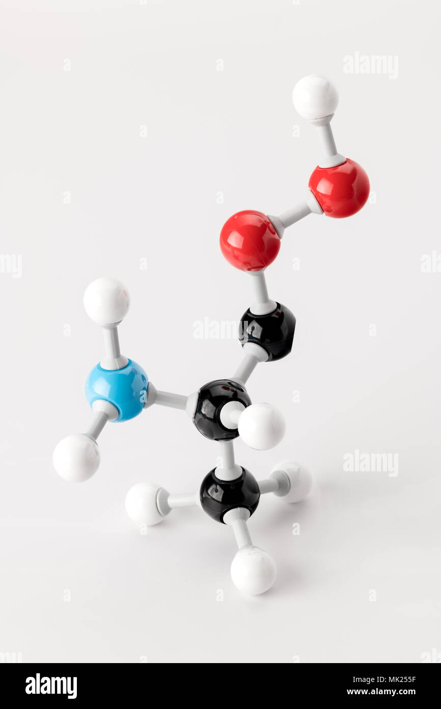 Chemistry chemical model for an element using balls and rods Stock ...