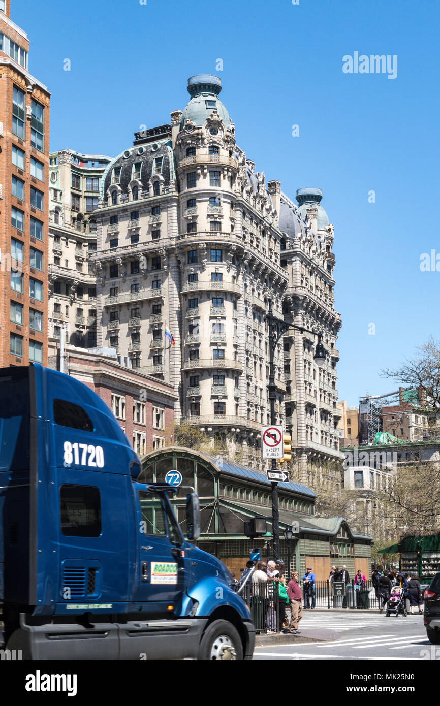 There is Interesting Architecture on West 72nd Street and Broadway in ...